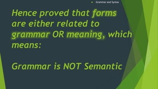 Grammar by Frank Palmer (Form and meaning) | PPTX
