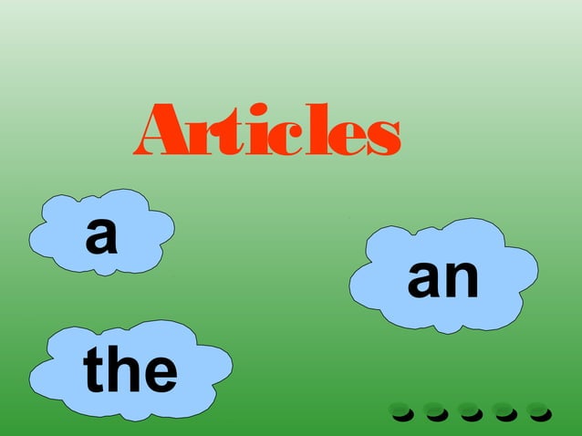 Grammar articles | PPT | Geography | Science