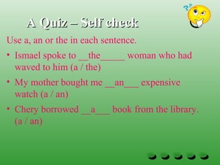 Grammar articles | PPT