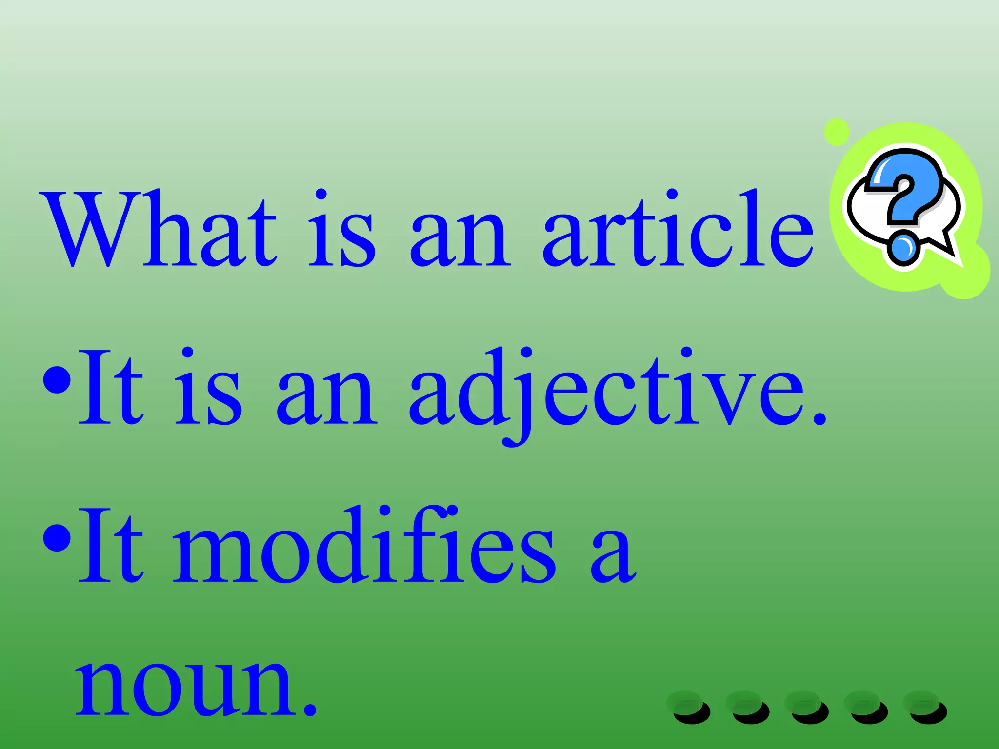Grammar articles | PPT