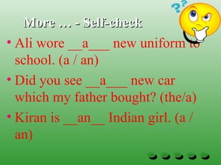 Grammar articles | PPT