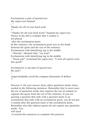 Grammar Assignment 5 Commas with Adjective Clauses, Commas with I.docx