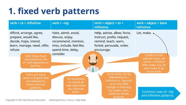 Presentation Grammar B2_5 verb patterns - -ing and infinitives.pptx