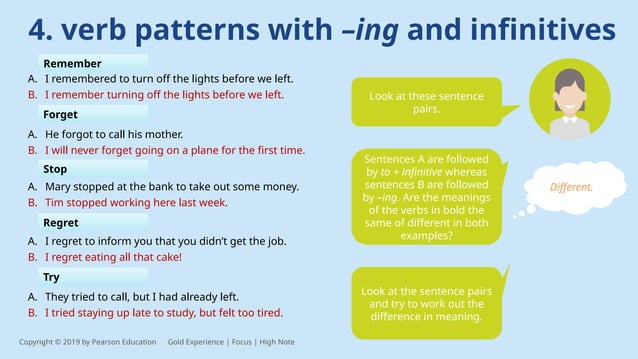 Presentation Grammar B2_5 verb patterns - -ing and infinitives.pptx
