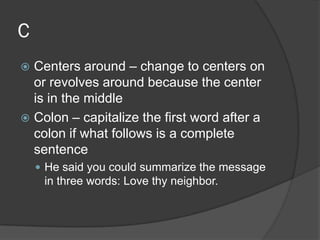 Grammar basics a c | PPTX