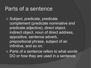 Grammar basics a c | PPTX