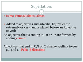 Grammar book for spanish | PPTX