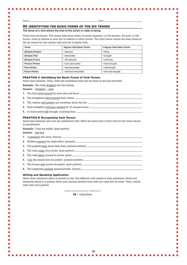 grammar booklet about grammar usage exercises | PDF