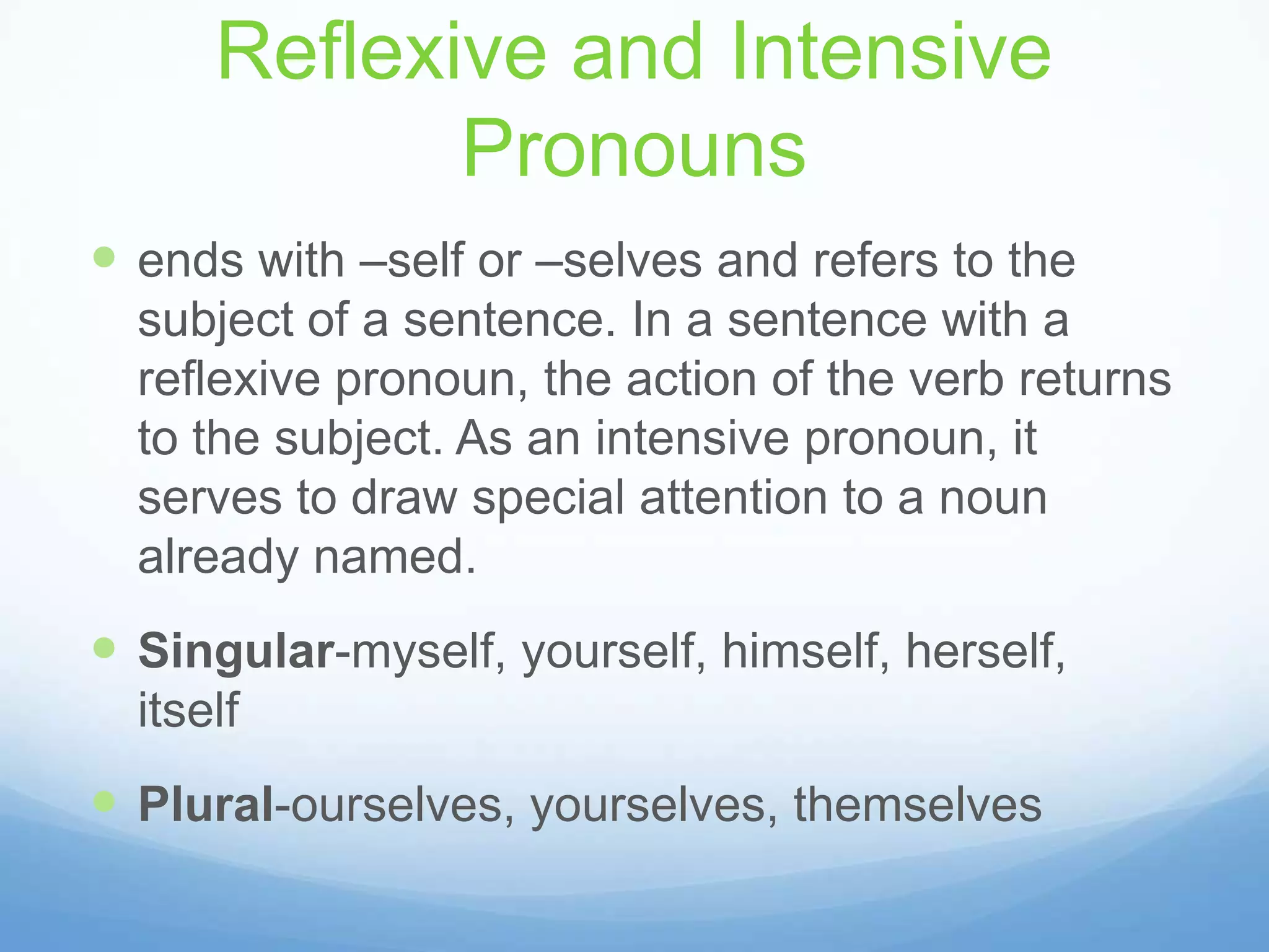 Grammar chapter 4 section 5, 6, 7 | PPTX