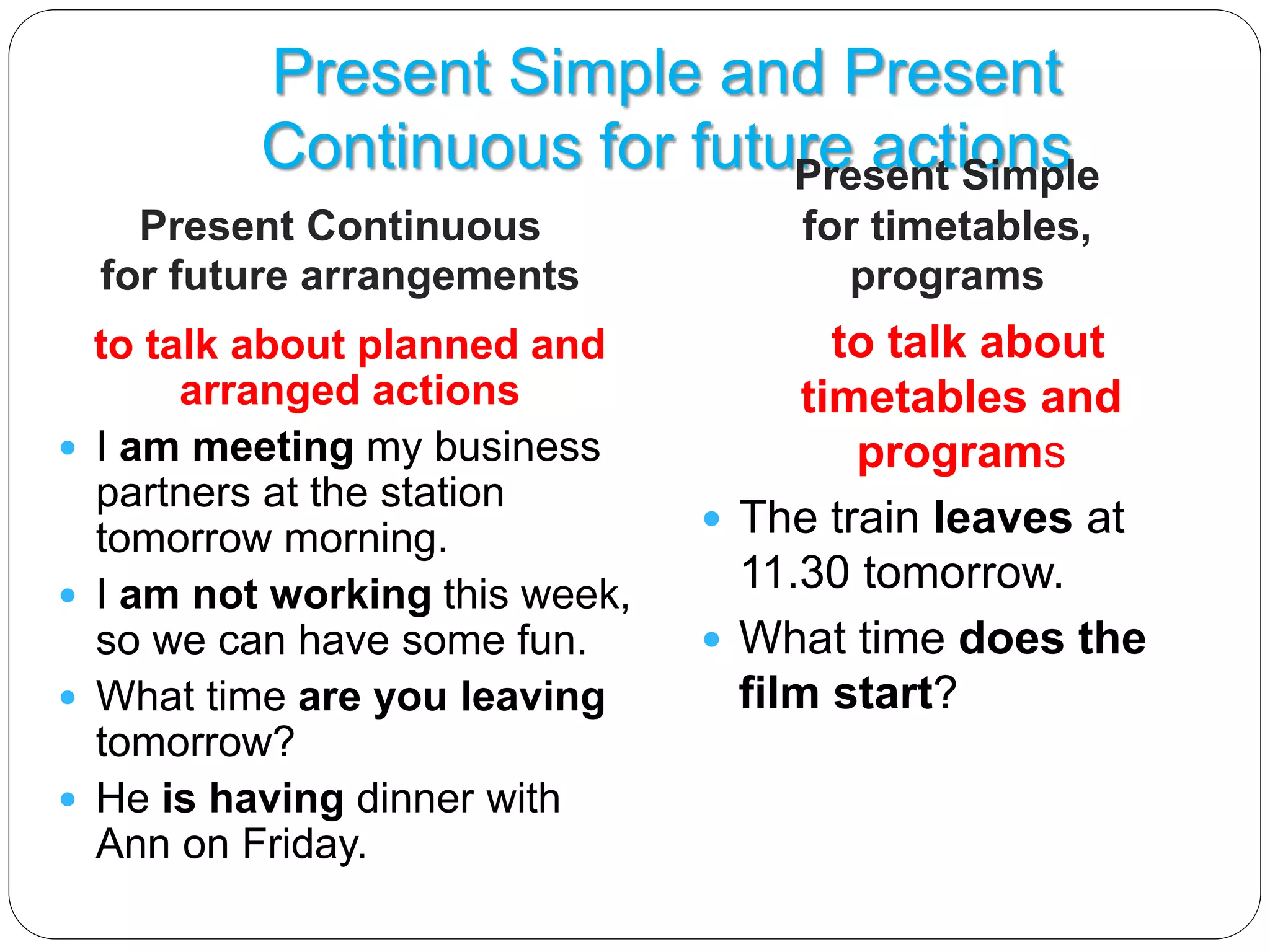Grammar class 5. Future Actions | PPTX