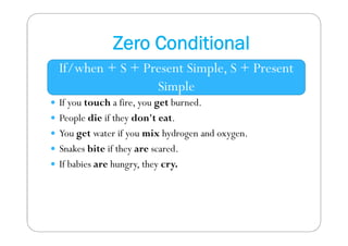 Grammar class 8. Conditionals | PDF