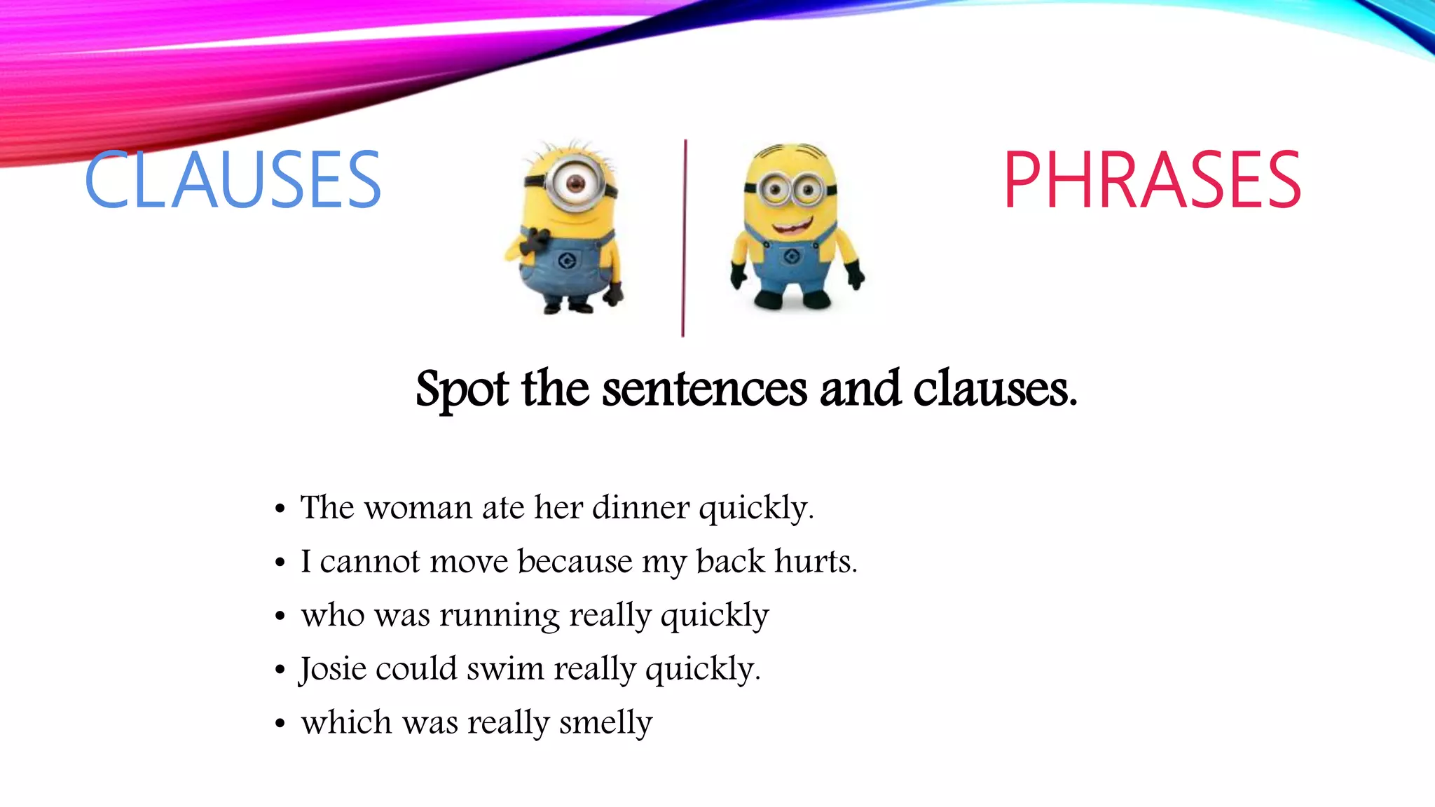 Grammar clauses phrases(1) | PPT