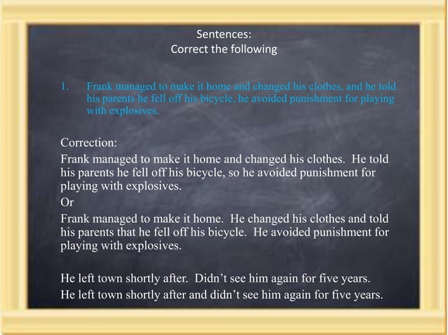 Grammar common error presentations | PPTX | Homework and Study | Education