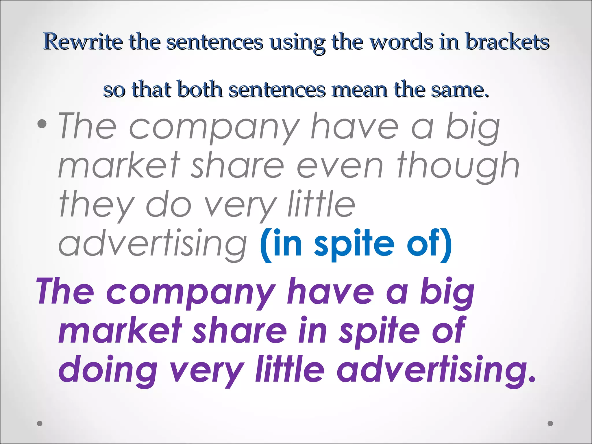 Grammar contrast | PPT