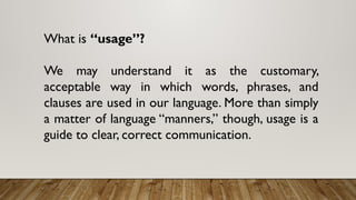 Grammar Correct USAGE: Common Errors.pptx