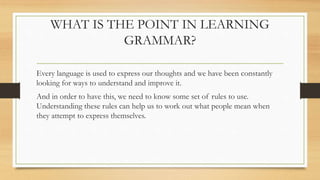 Grammar course | PPTX