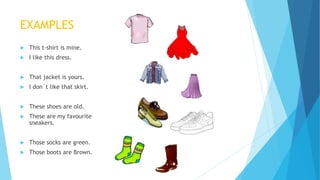 Grammar demonstratives | PPTX