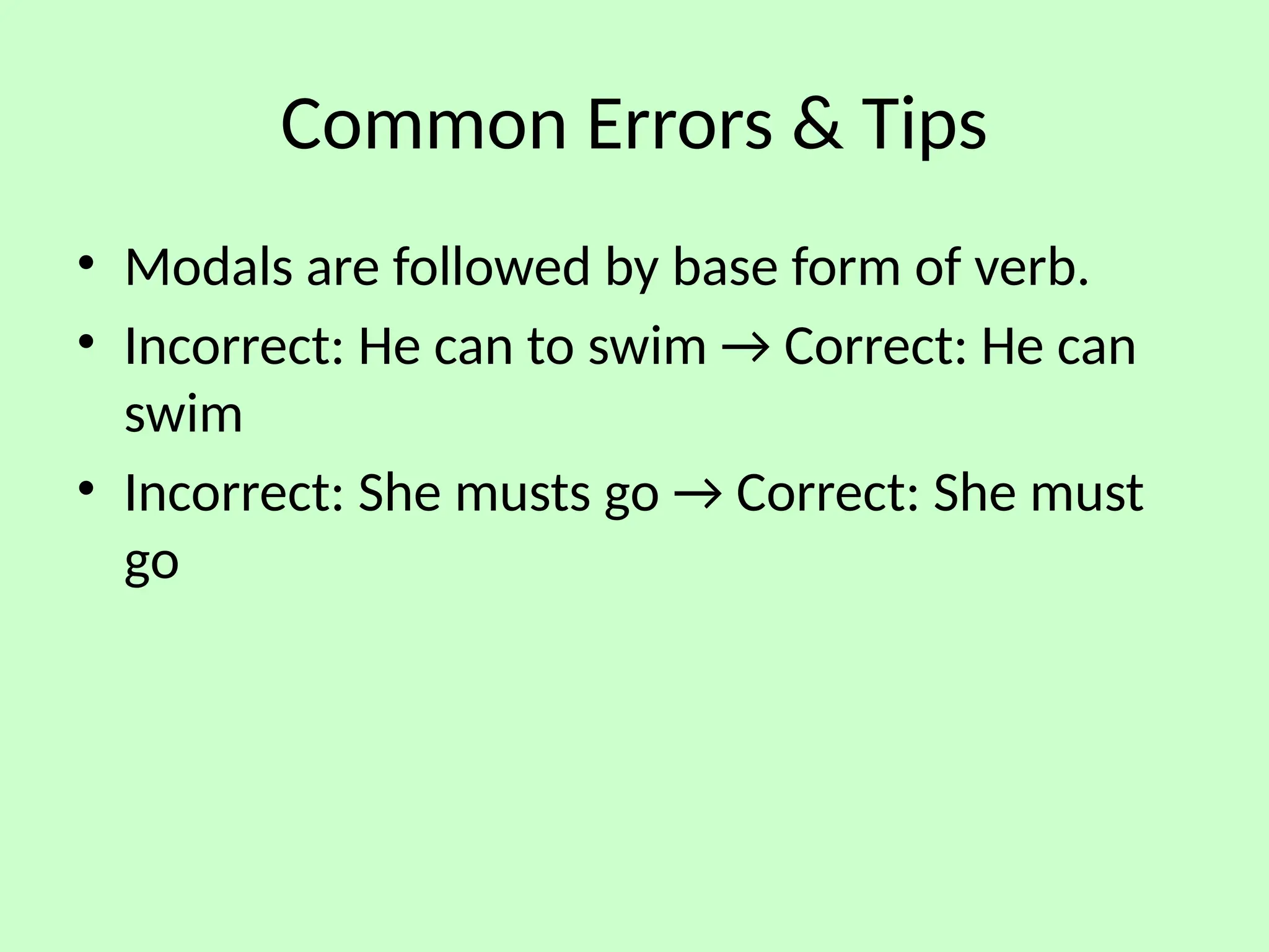 Grammar and Usage (tenses,modal verbs,articles) | PPTX