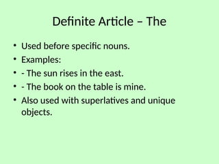 Grammar and Usage (tenses,modal verbs,articles) | PPTX
