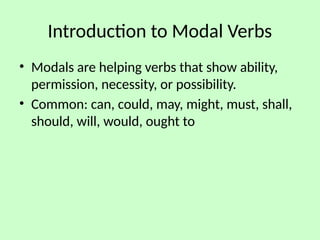Grammar and Usage (tenses,modal verbs,articles) | PPTX