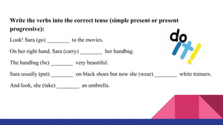 Grammar Exercises-Present | PPT