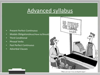 Grammar for advanced learners | PPT