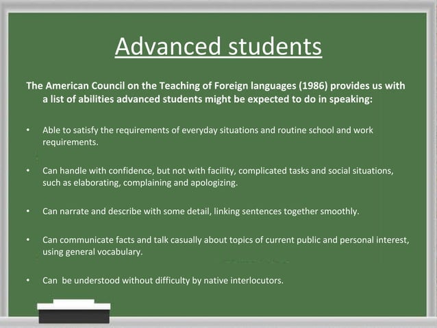 Grammar for advanced learners | PPT