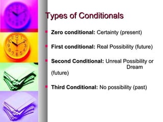 Grammar for pet conditionals by Katie | PPT