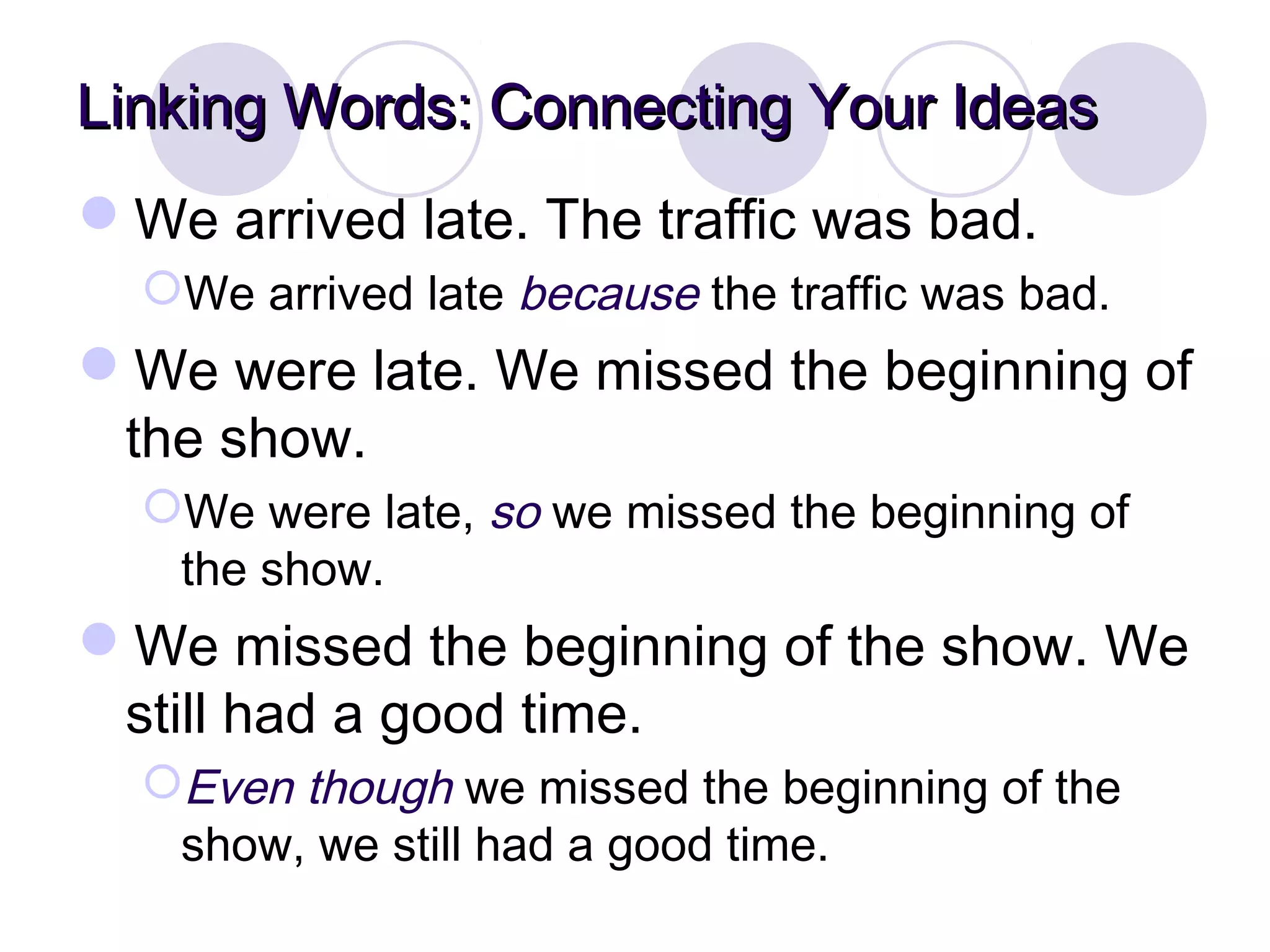 Grammar for pet LINKING | PPT