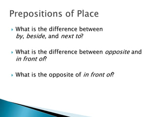 Grammar for pet prepositions by Katie :) | PPTX | Programming Languages | Computing