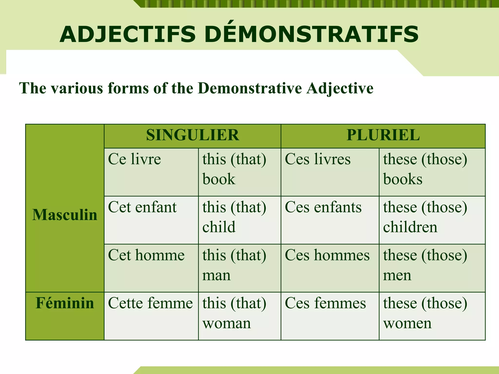 French Grammar(For Beginners) | PPT