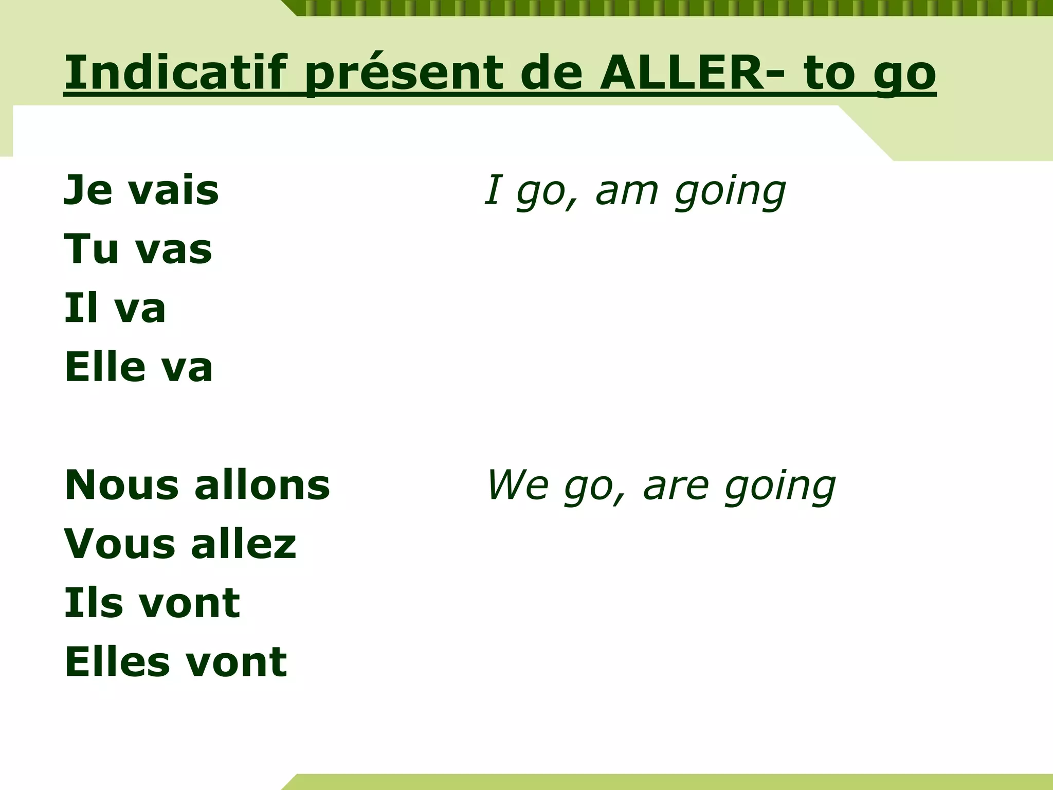 French Grammar(For Beginners) | PPT