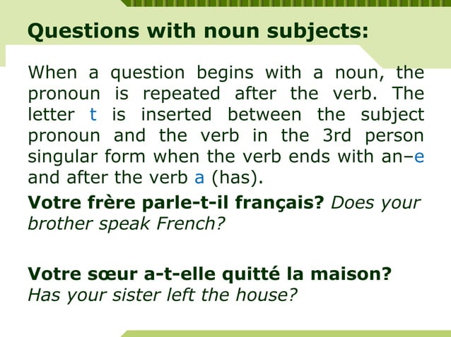 French Grammar(For Beginners) | PPT