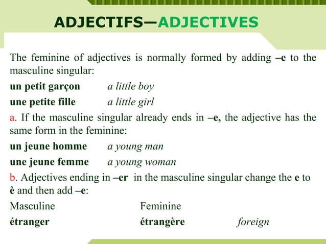French Grammar(For Beginners) | PPT