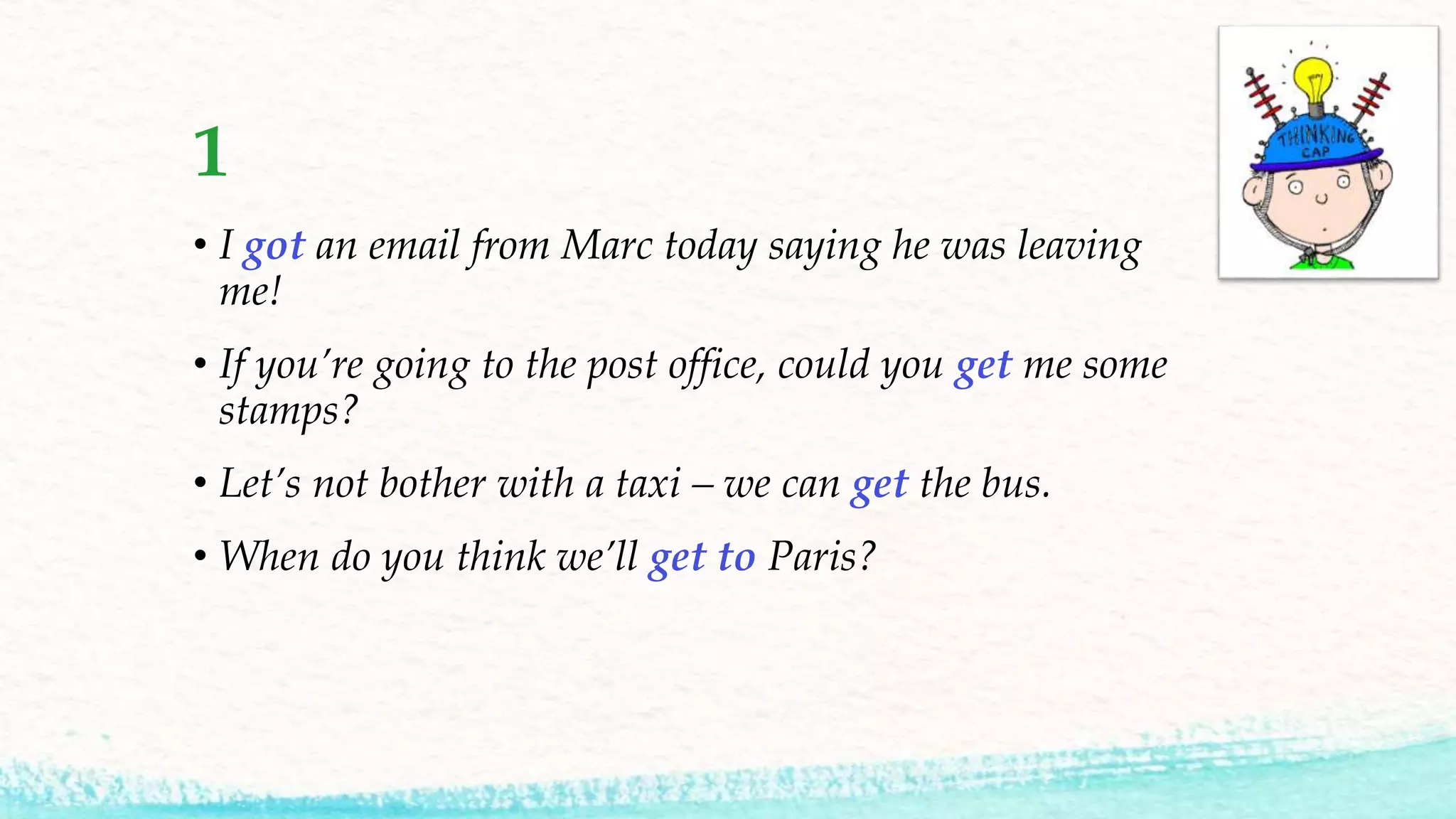 Grammar get | PPTX