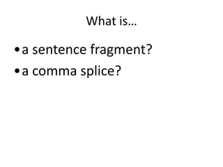 Grammar gremlins | PPTX