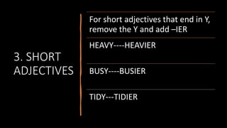 Comparatives grammar guide | PPT