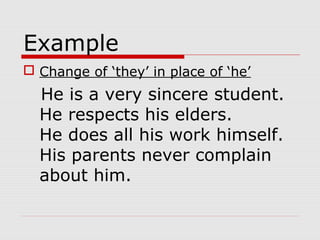 Grammar guide change the text final | PPT