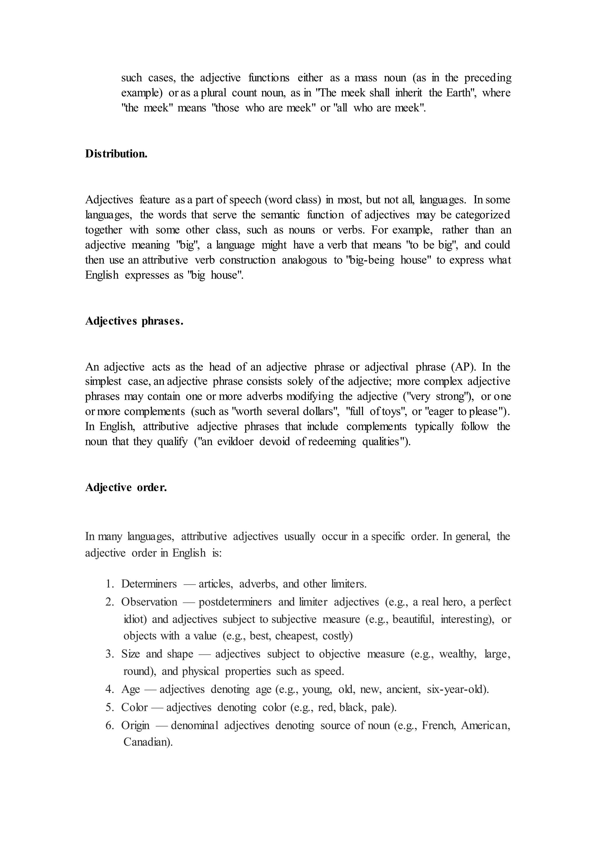 Grammar hmrk 1 adjectives | DOCX