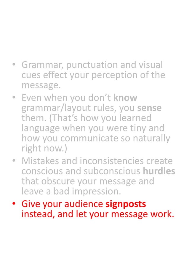 Why Grammar and Punctuation and Picky Layout Rules Matter in ...