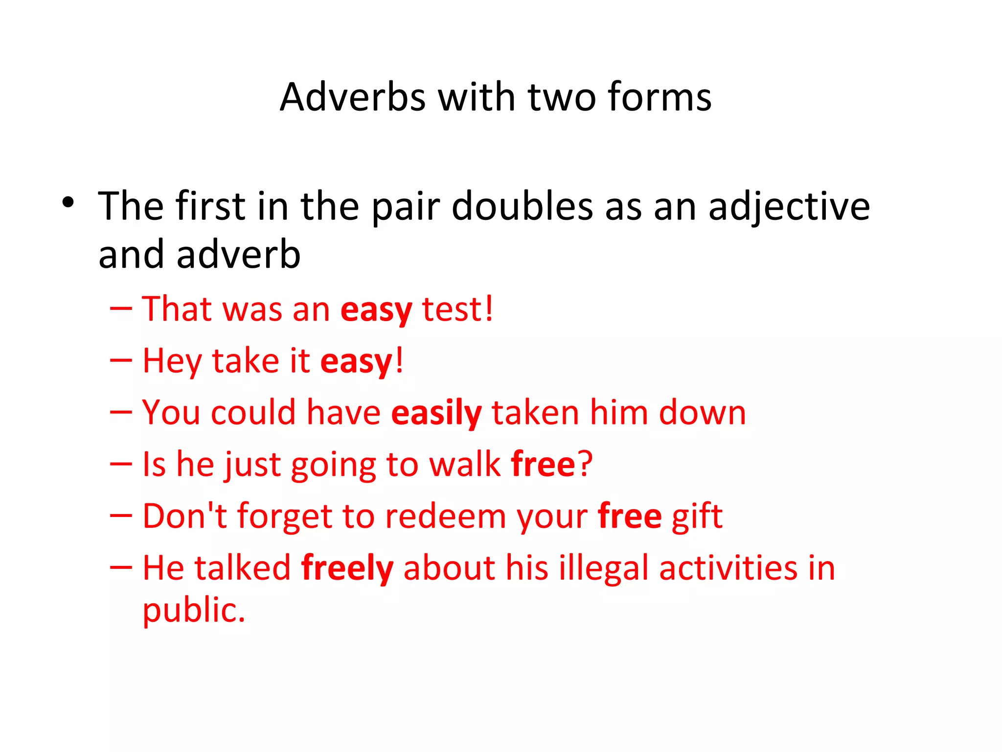 Grammar Ii Adverbs And Adjectives PPT grammar-ii-adverbs-and-adjectives-ppt