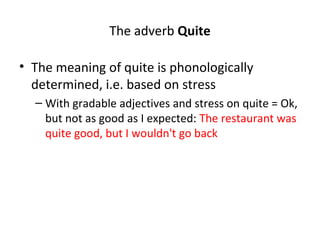 Grammar ii adverbs and adjectives | PPT