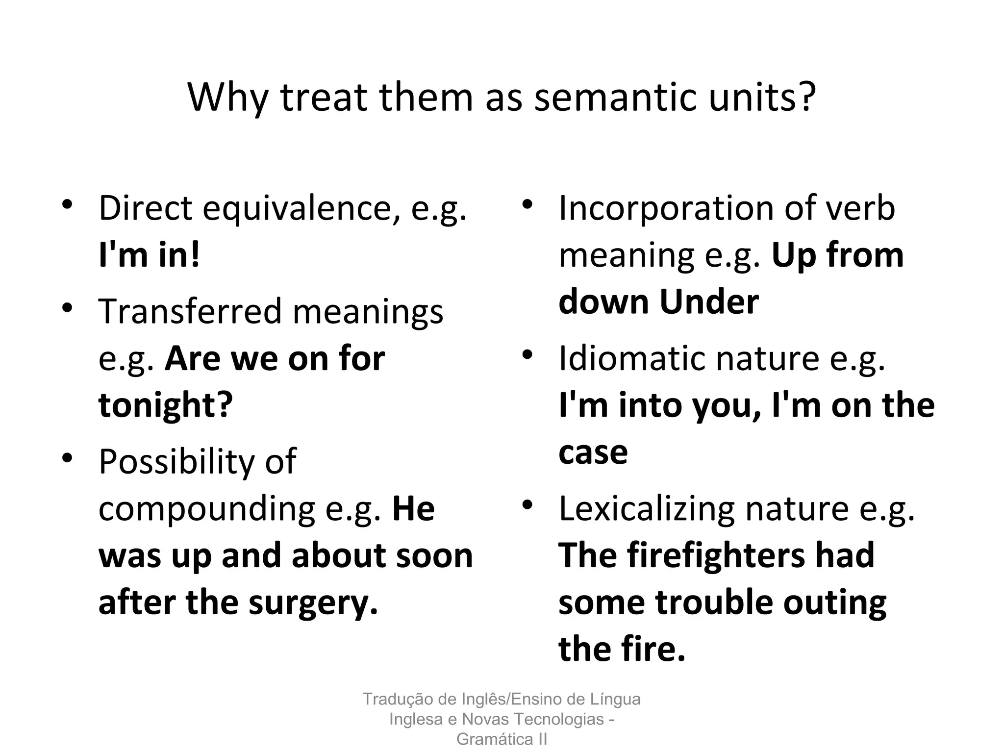 Grammar ii prepositions and conjunctions | PPT