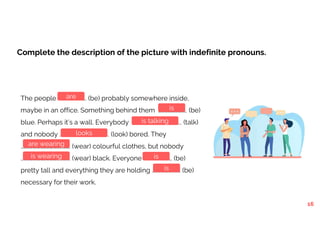 Grammar indefinite pronouns help to study English | PDF