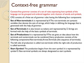 Grammar rules in English, Dependency Parsing, Shallow parsing | PPT