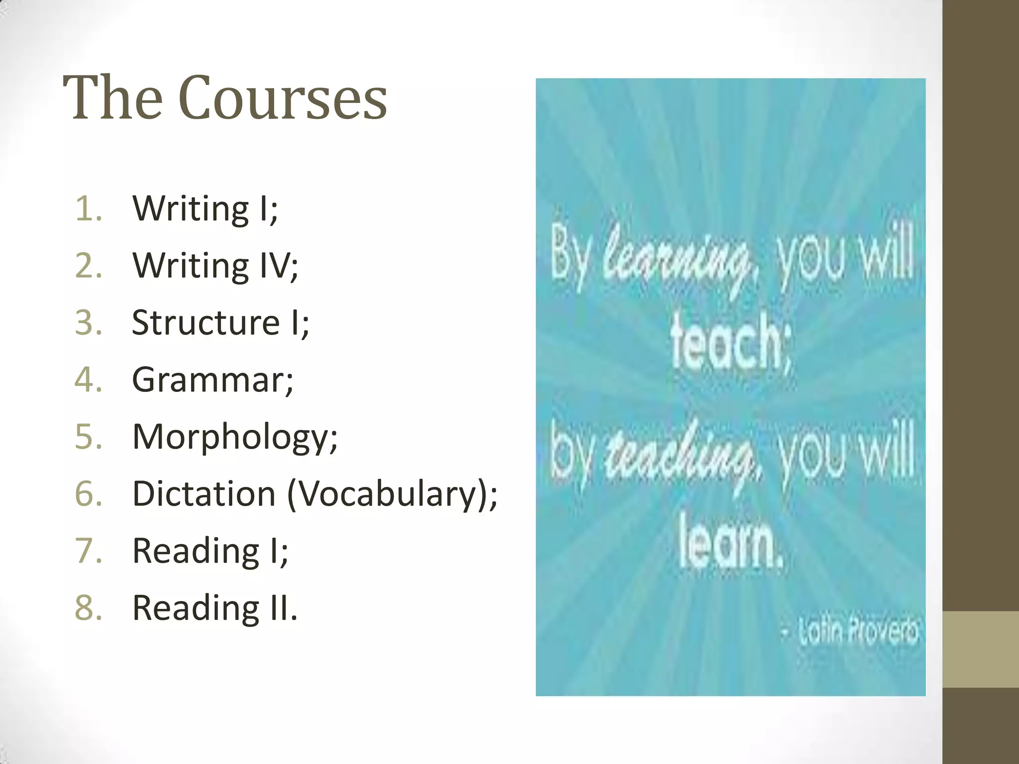 Grammar Course Introduction | PPTX