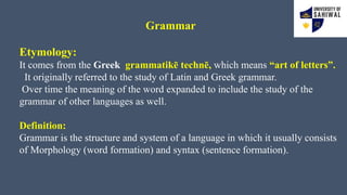 Grammar & its Kinds.pptx | Education