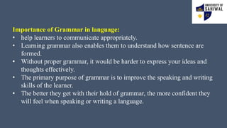 Grammar & its Kinds.pptx | Education