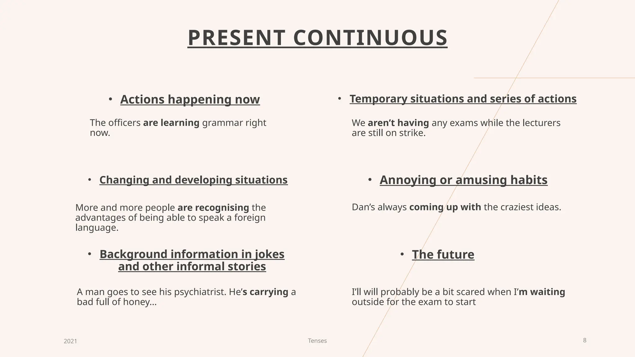 Grammar lesson tenses in grammar english | PPTX