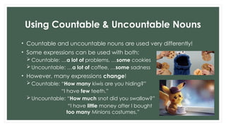 Grammar Lesson 2 - Countable and Uncountable Nouns.pptx